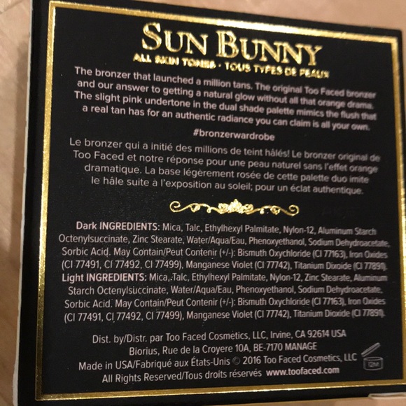 Too Faced | Makeup | Too Faced Sun Bunny Natural Bronzer | Poshmark
